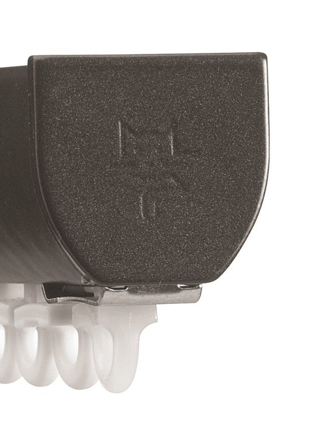 Silent Gliss 6840 Curtain Track in Black | Pole Design UK