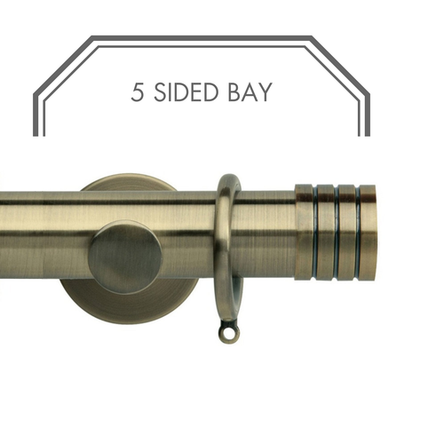 Bay Window Curtain Poles | PoleDesign.co.uk