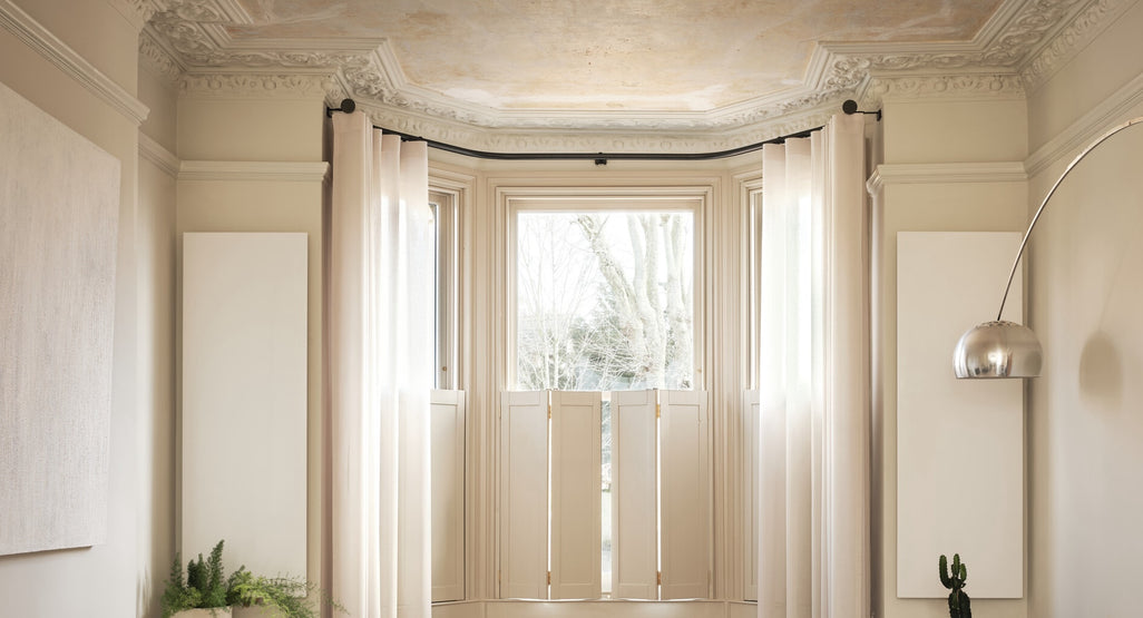Custom Made to Measure Bay Window Curtain Poles | PoleDesign.co.uk ...