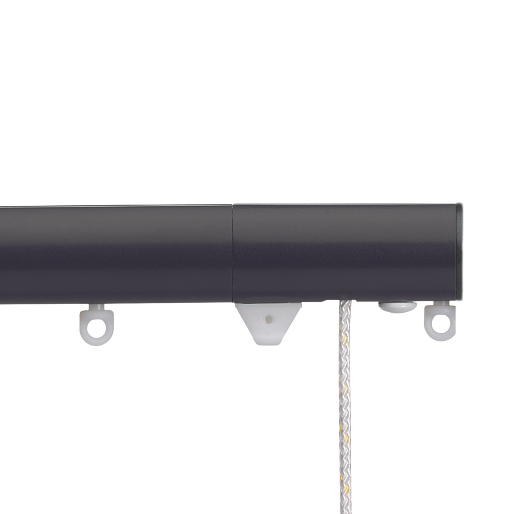 Silent Gliss 7630 Corded Metropole in Black | Pole Design UK