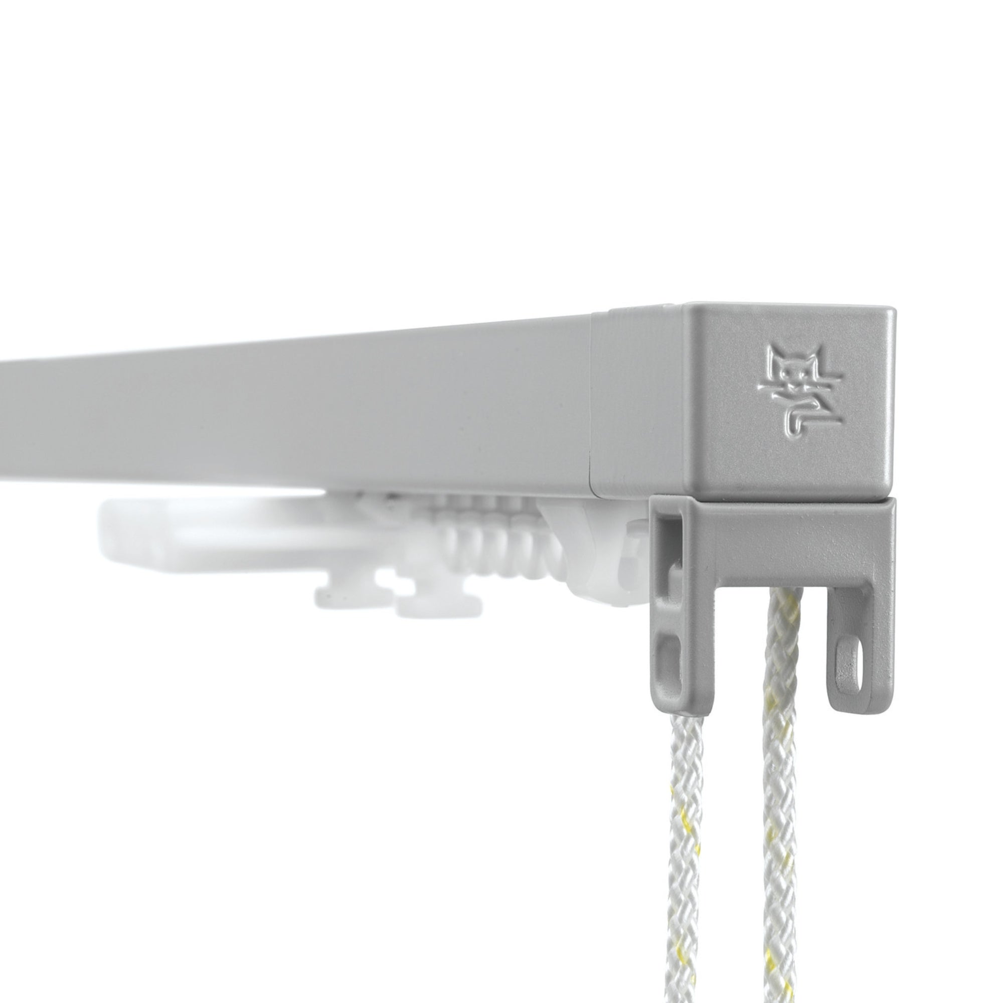 Silent Gliss 3870 Corded Curtain Track in Anodic Grey | Pole Design UK